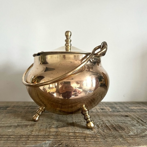 Accents | Brass Pot Cauldron Triple Leg | Poshmark